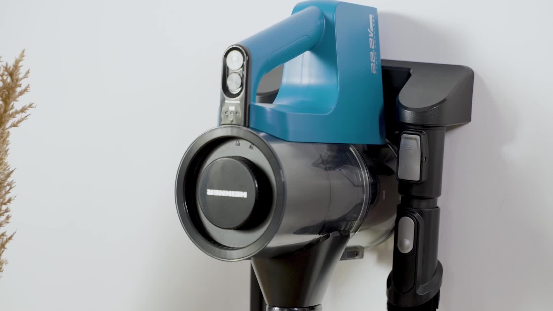 Aspirator vertical HEINNER V-GO MAX HSVC-MB22.2BL, filtrare ciclonica ...