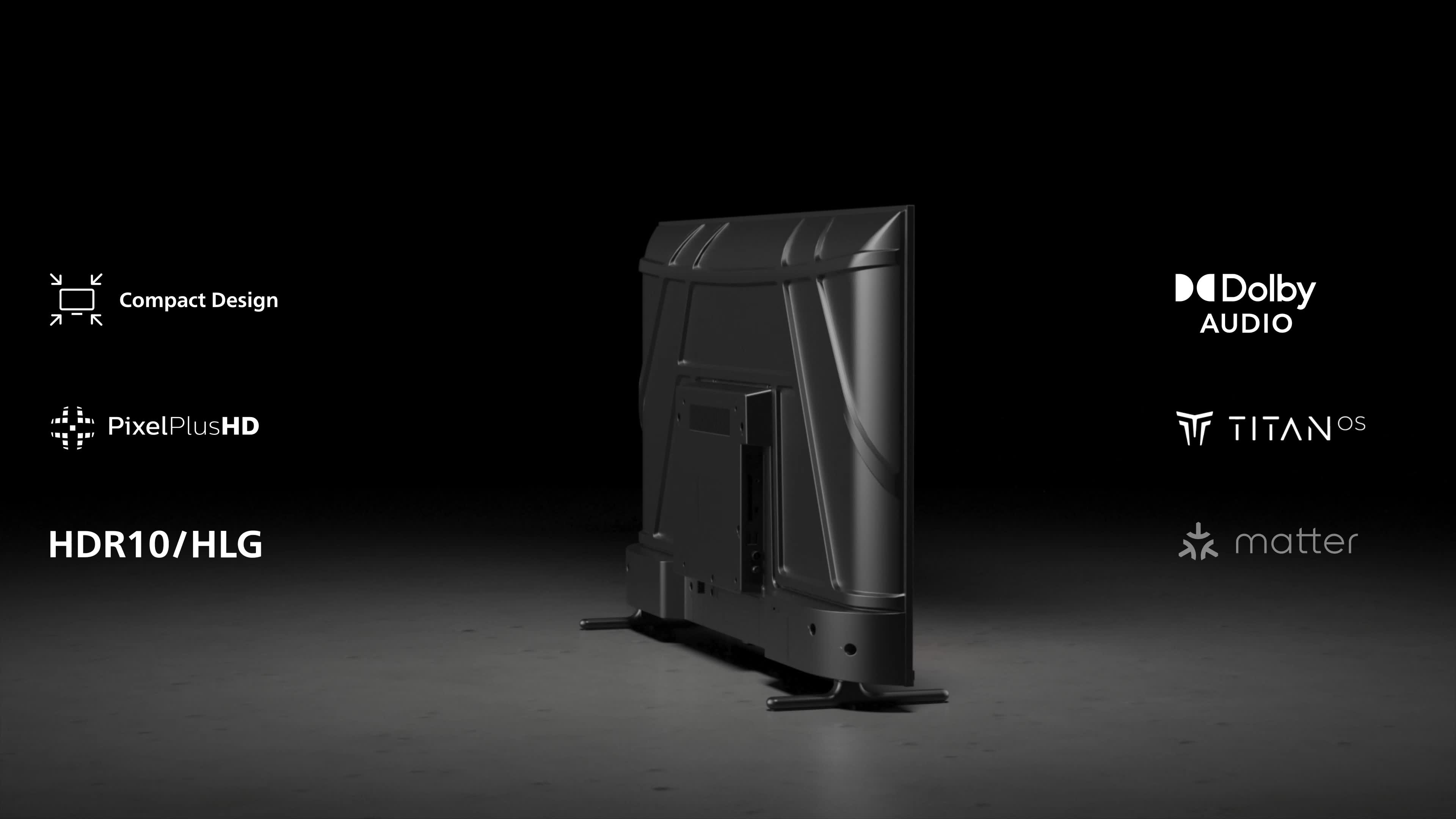 Televizor Philips LED 24PHS6000, 60 cm, Smart TV, HD, Clasa E (Model ...