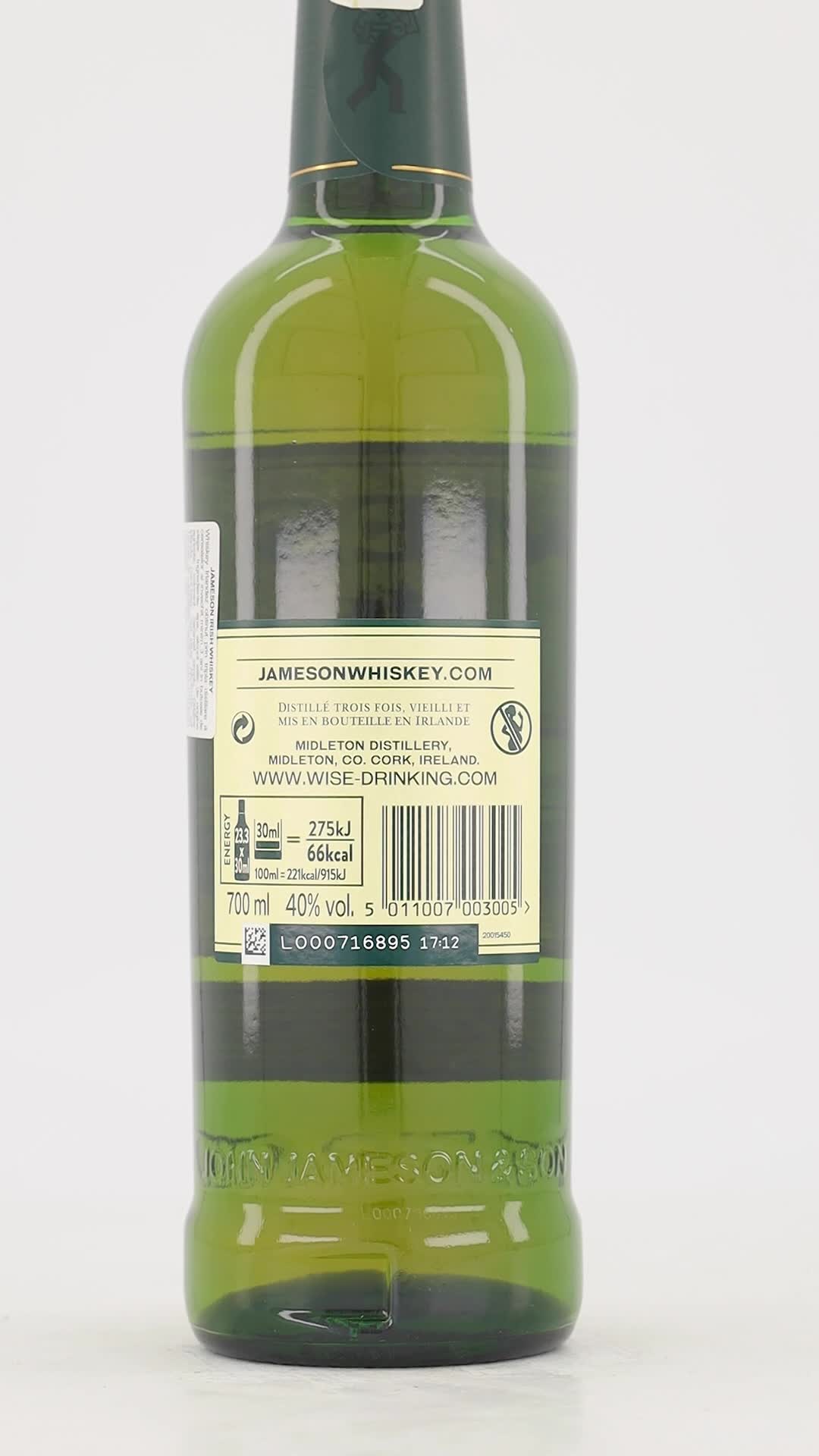 Уиски Jameson Irish 40%, 0.7л - eMAG.bg