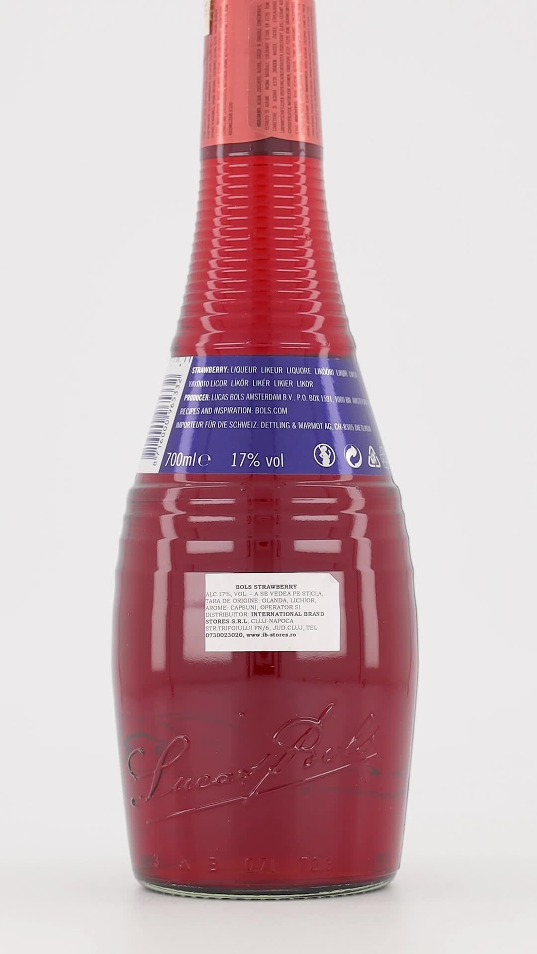 LICHIOR BOLS STRAWBERRY, 17%, 0.7L - eMAG.ro