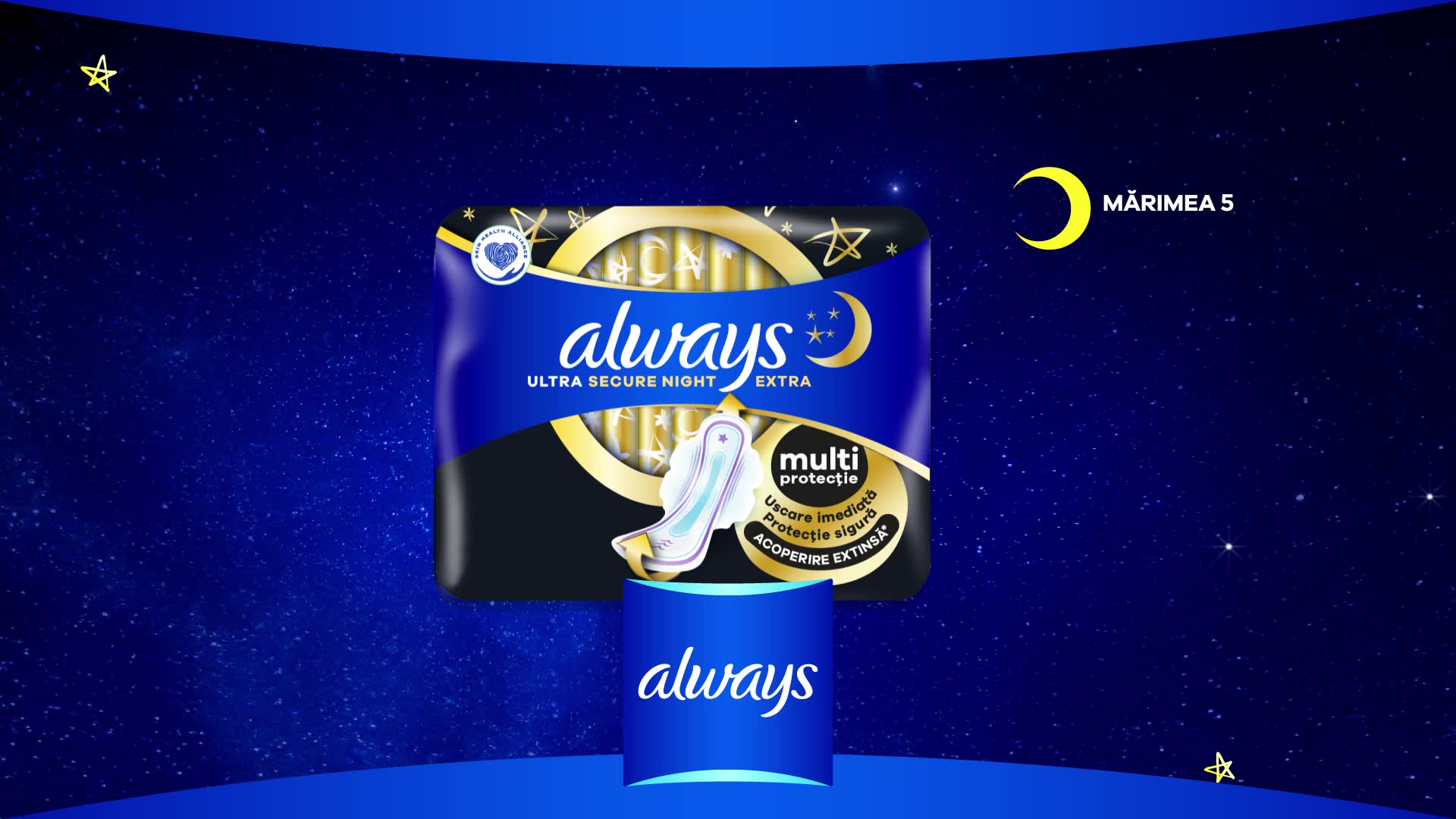 Absorbante Always Ultra Night Assym Back Duo, 12 buc - eMAG.ro