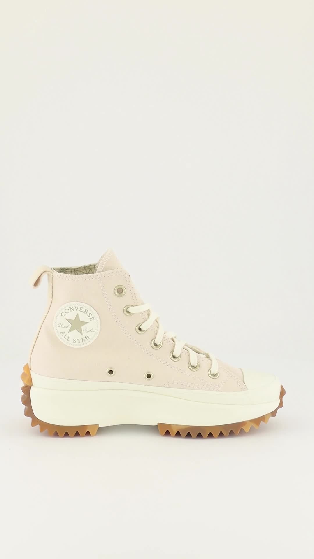 Converse, Кецове Chuck Taylor All Star Run Star Hike с лого, Крем, 5.5 ...