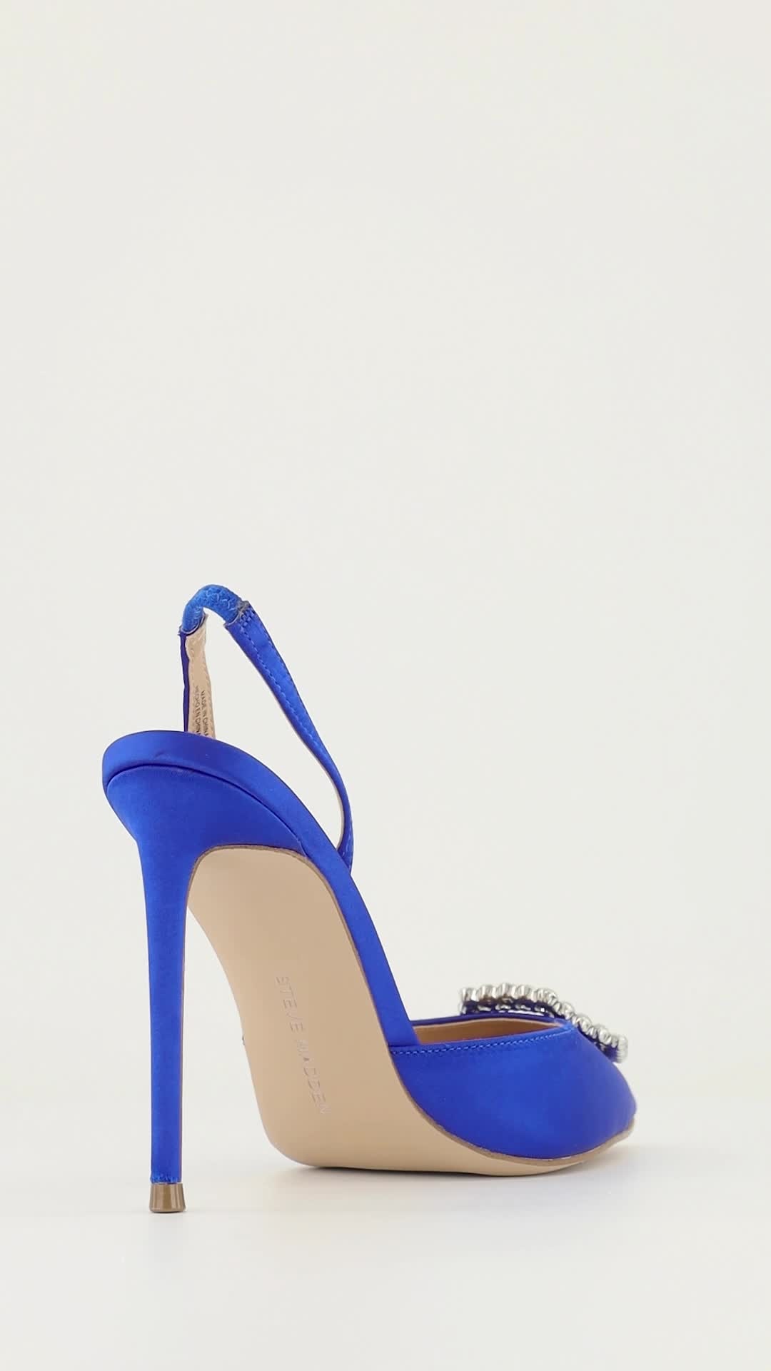 Steve Madden, Обувки Vionnet с отворена пета и декоративни камъни ...