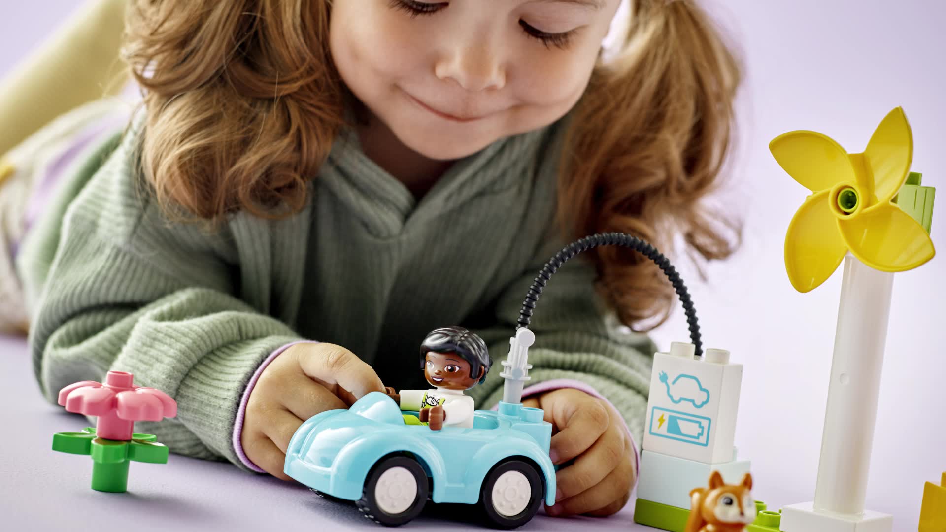 LEGO DUPLO Town 10985 Szélturbina és elektromos autó - eMAG.hu