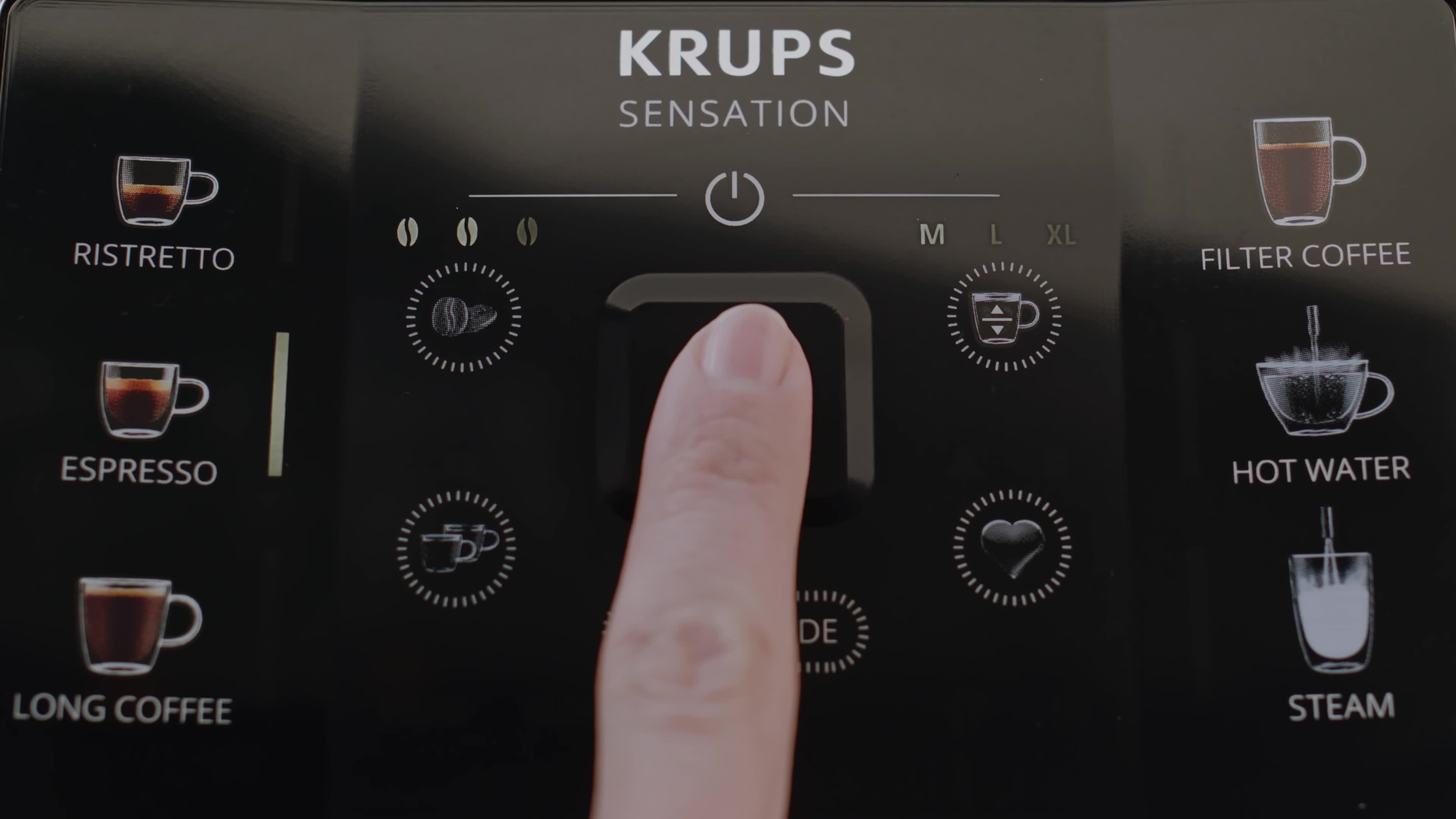 Espressor automat KRUPS Sensation EA910B10, 5 retete, ecran tactil ...