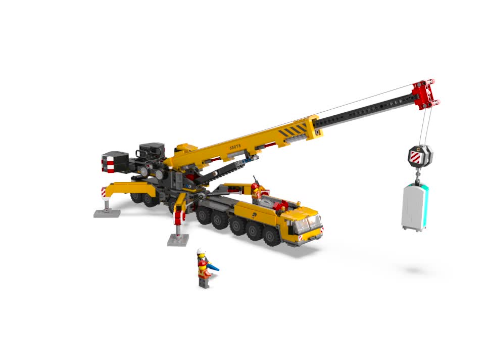 LEGO® City - Macara mobila galbena de constructii 60409, 1116 piese ...