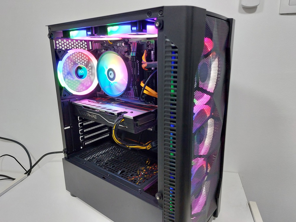 1stPlayer Gaming DK-D4 Számítógépház, RGB, Mid-Tower, tápegység nélkül ...