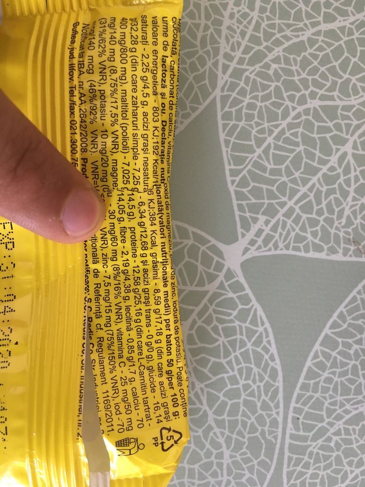 Set 12 batoane proteice Redis, Ideal Bar, 12 x 50g - eMAG.ro