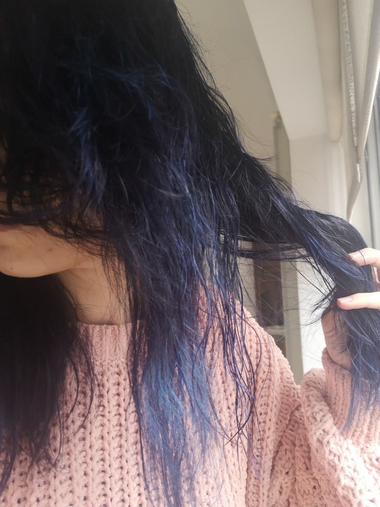 Vopsea de par gel permanenta L'Oreal Paris Colorista Blue Black, 204 ml ...