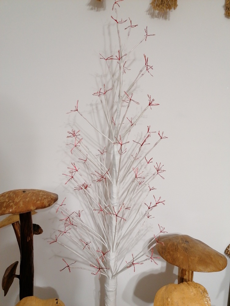 Pom decorativ luminat pentru craciun BolyLight, inaltime 150cm, leduri ...