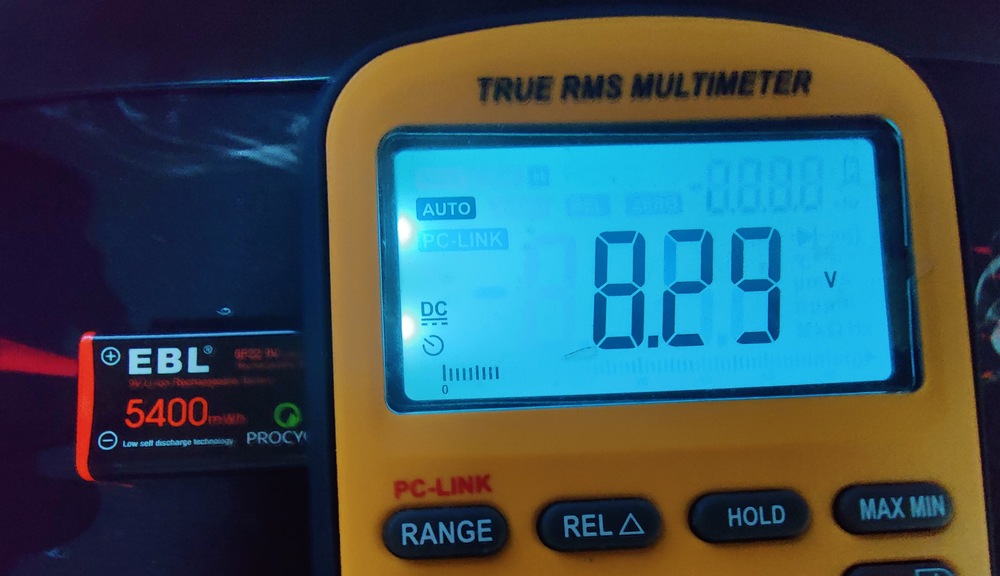 Acumulator 9V, 5400 mWh / 600 mAh, li-ion, incarcare USB -EBL - eMAG.ro