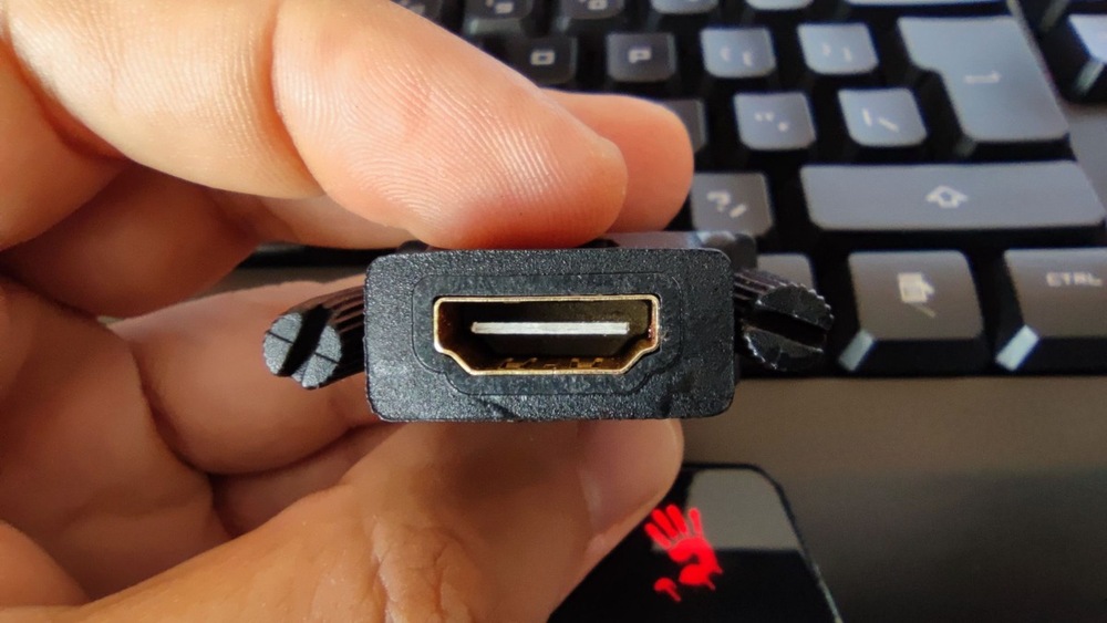 Adaptor Nelbo DVI la HDMI, tip tata-mama ecranat, mufe aurite, de calitate superioara - eMAG.ro