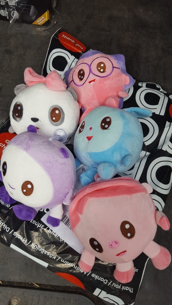 Set jucarii de plus BabyRiki - 5 figurine baby riki, Pandi, Ariciul ...