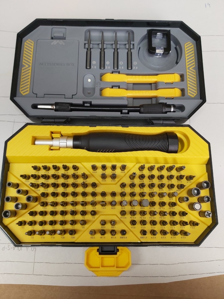 Set surubelnite de precizie cu accesorii premium, 145 in 1, Jakemy ...