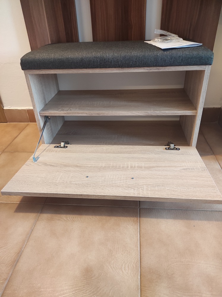 Pantofar tip Taburet HM Lima ST2, stejar sonoma - eMAG.ro