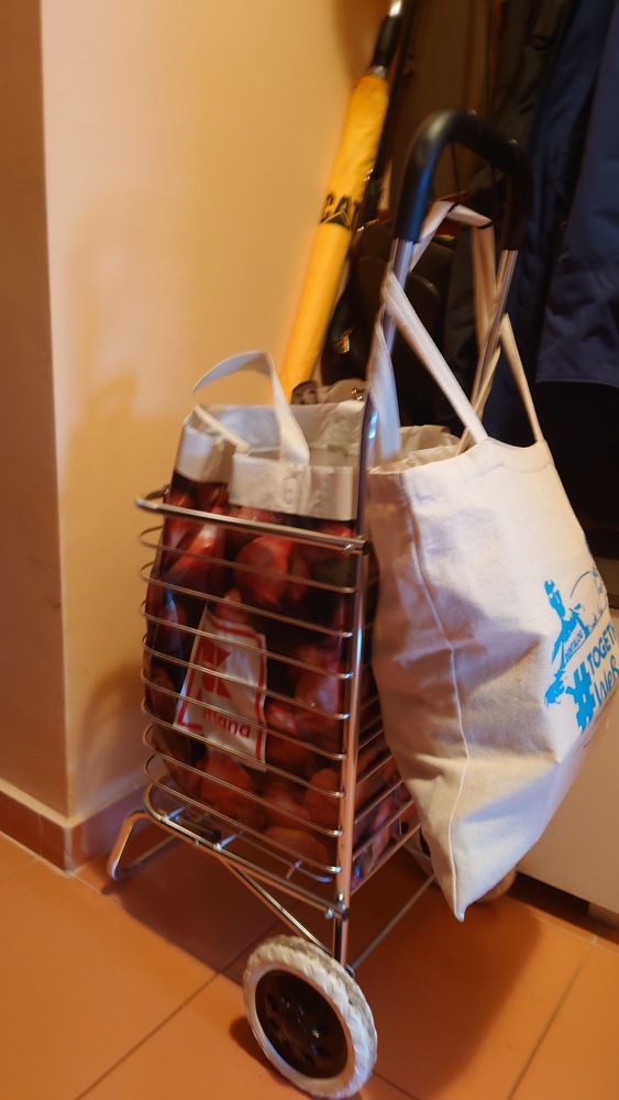 Carut pliabil din aluminiu pentru piata, usor de transportat - eMAG.ro