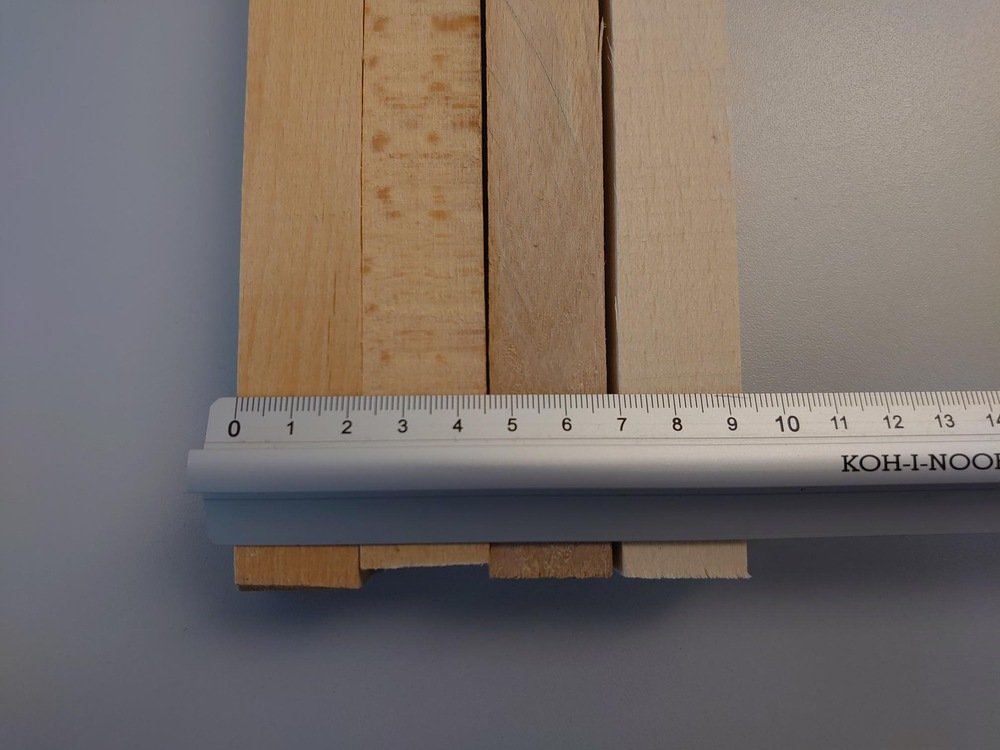 Set de 25 tarusi de sol, Lemn, 300 x 25 x 25 mm, maro - eMAG.ro