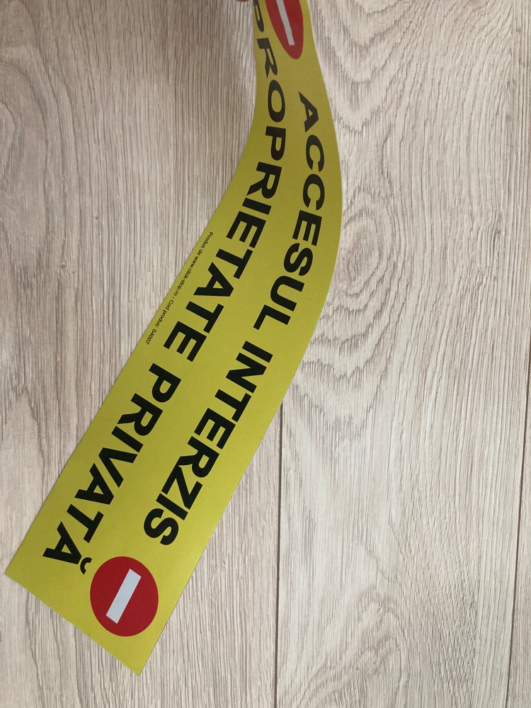 Indicator de interdictie - Accesul interzis proprietate privata, S4007 ...