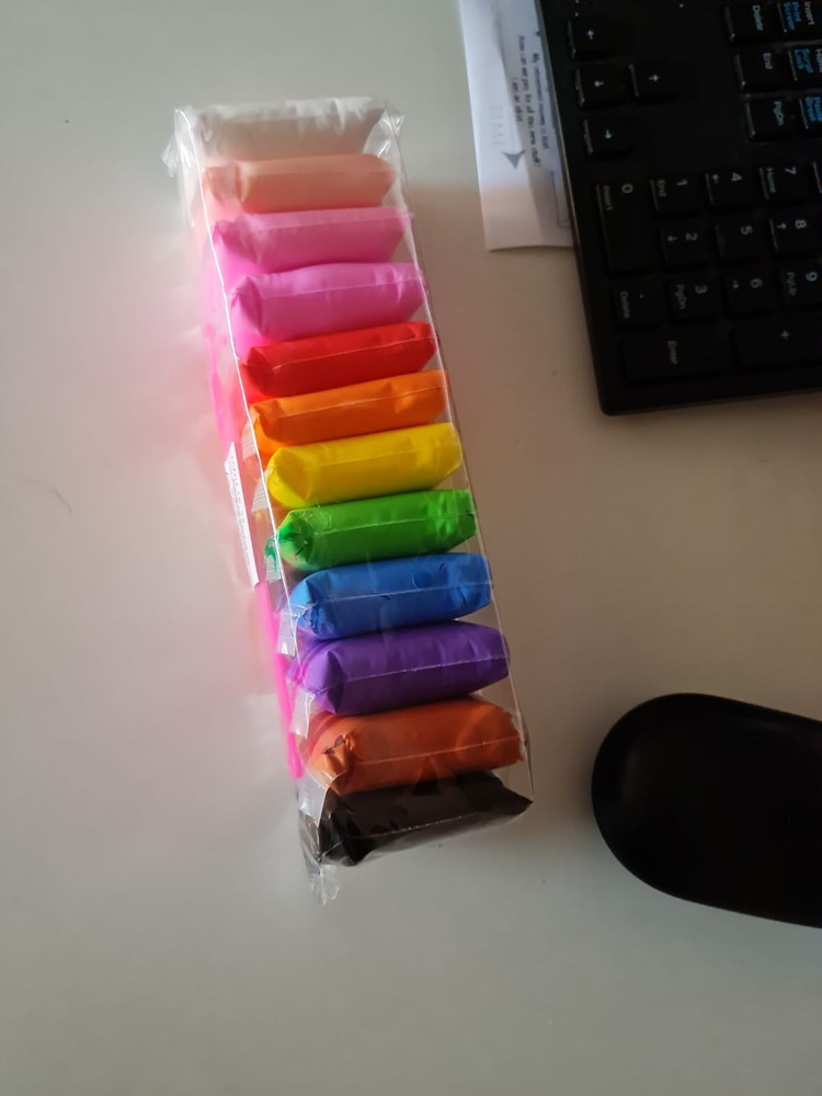 Set Plastilina Inteligenta, Magic Clay, 12 Pungi, Safe, cu Accesorii de ...