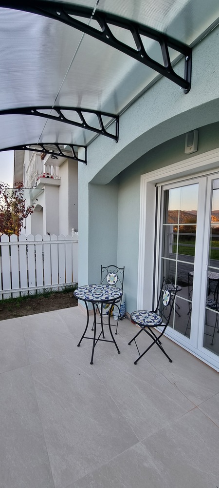 Copertina, marchiza modulara, Policarbonat celular, Bronz transparent ...