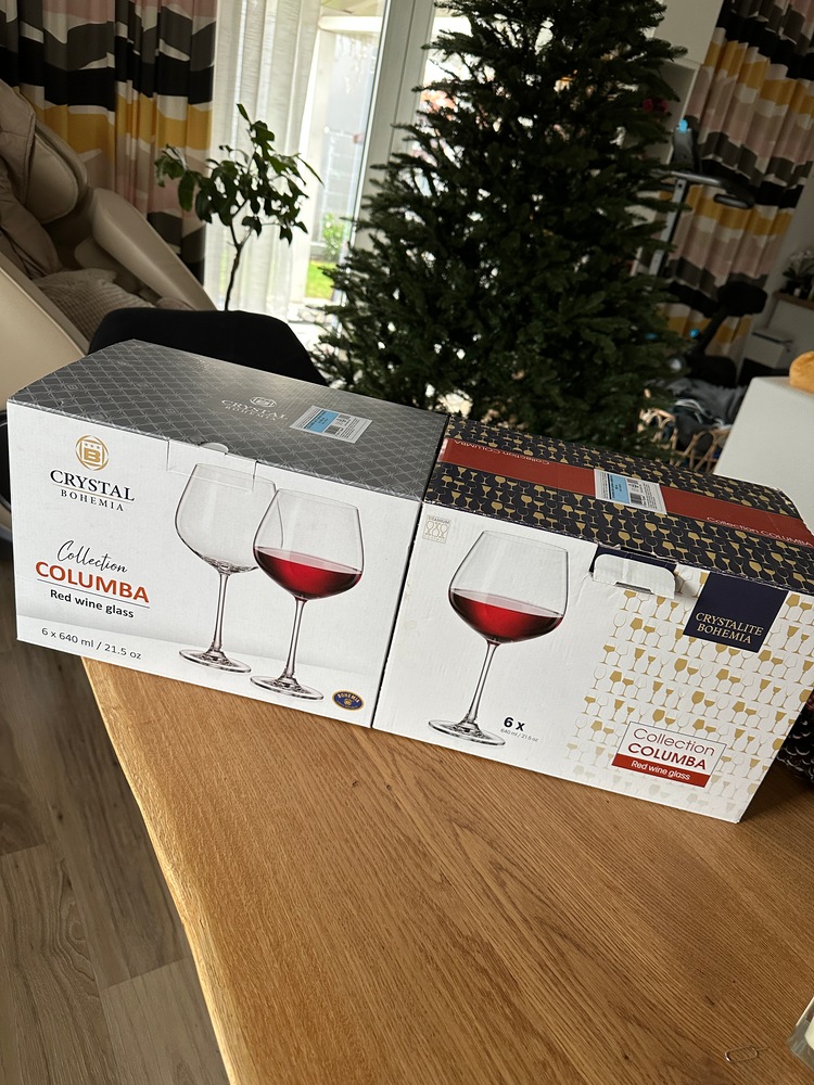 Set 6 pahare vin/gin Bohemia Columba, cristalin, 640 ml - eMAG.ro