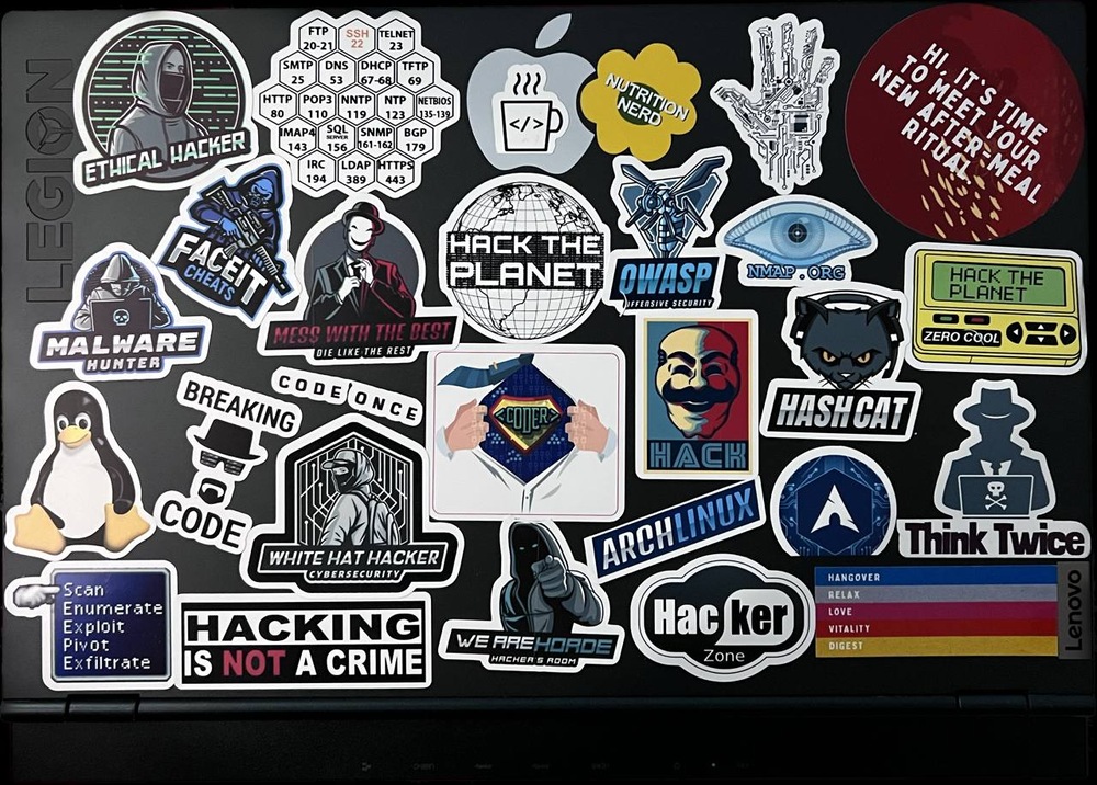 Set 50 Stickere din vinil, model Hacker, Multicolor - eMAG.ro