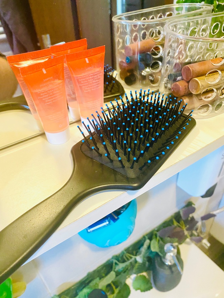 Perie de par, plastic, dreptunghiulara - eMAG.ro