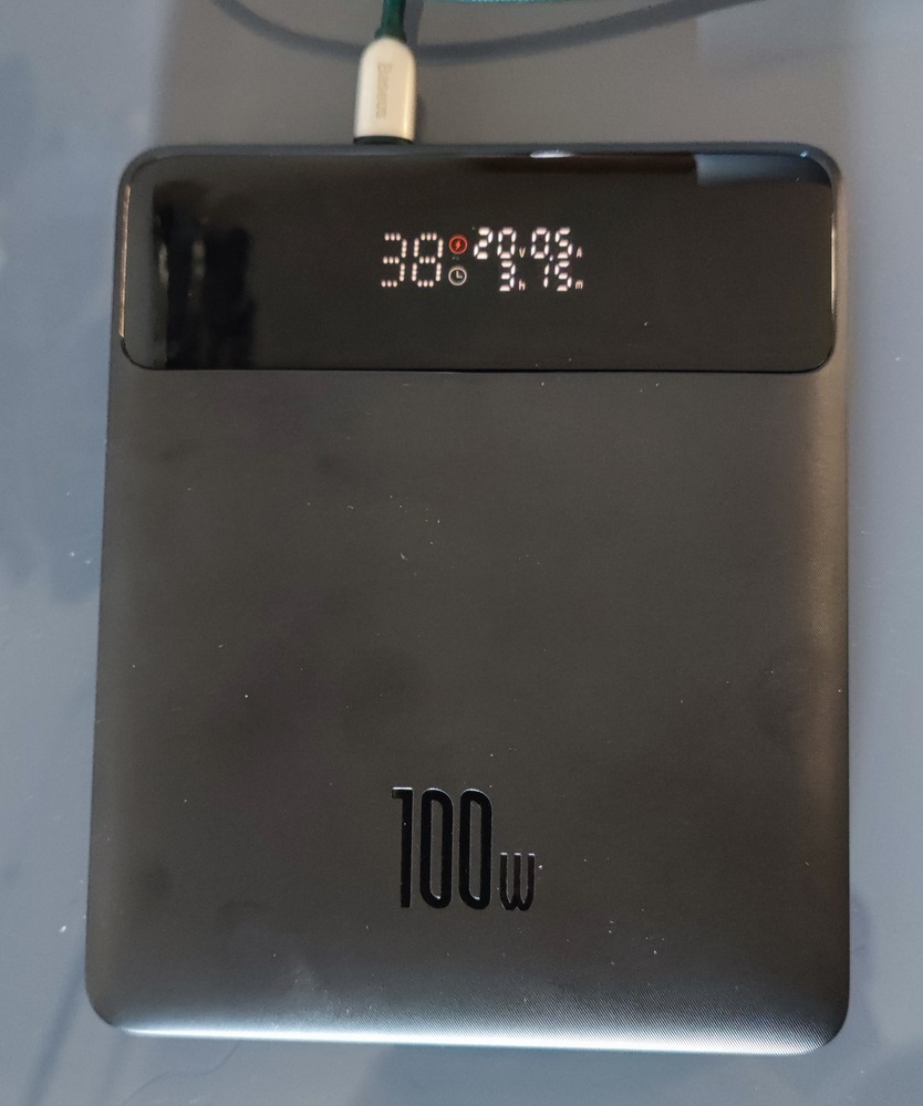 Acumulator extern Baseus Blade Ultrathin, 20000mAh, 100W, 2xUSB, 2xUSB ...