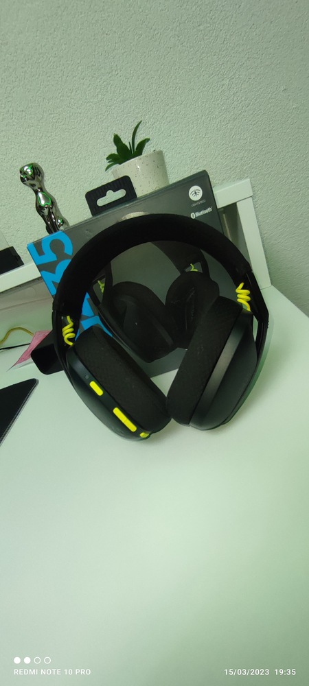 Casti gaming wireless Logitech G435 Lightspeed, Blue/Raspberry - eMAG.ro