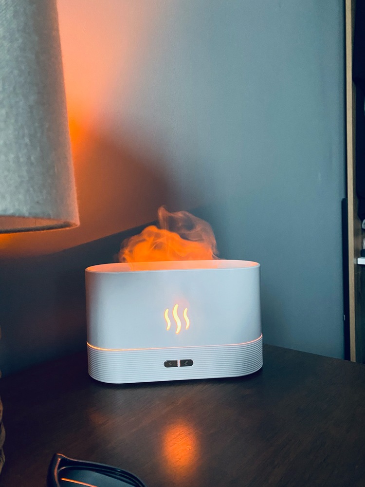 Umidificator de camera POKKO HUMID2, efect de flacara, difuzor ...