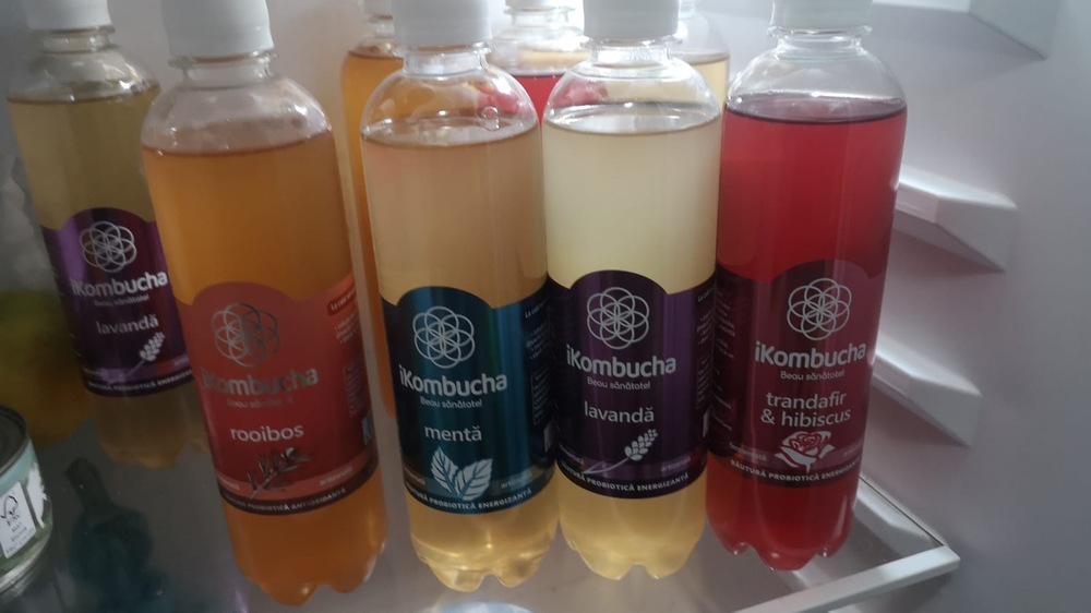 Set 12 ceai fermentat kombucha, iKombucha, 500 ml - eMAG.ro