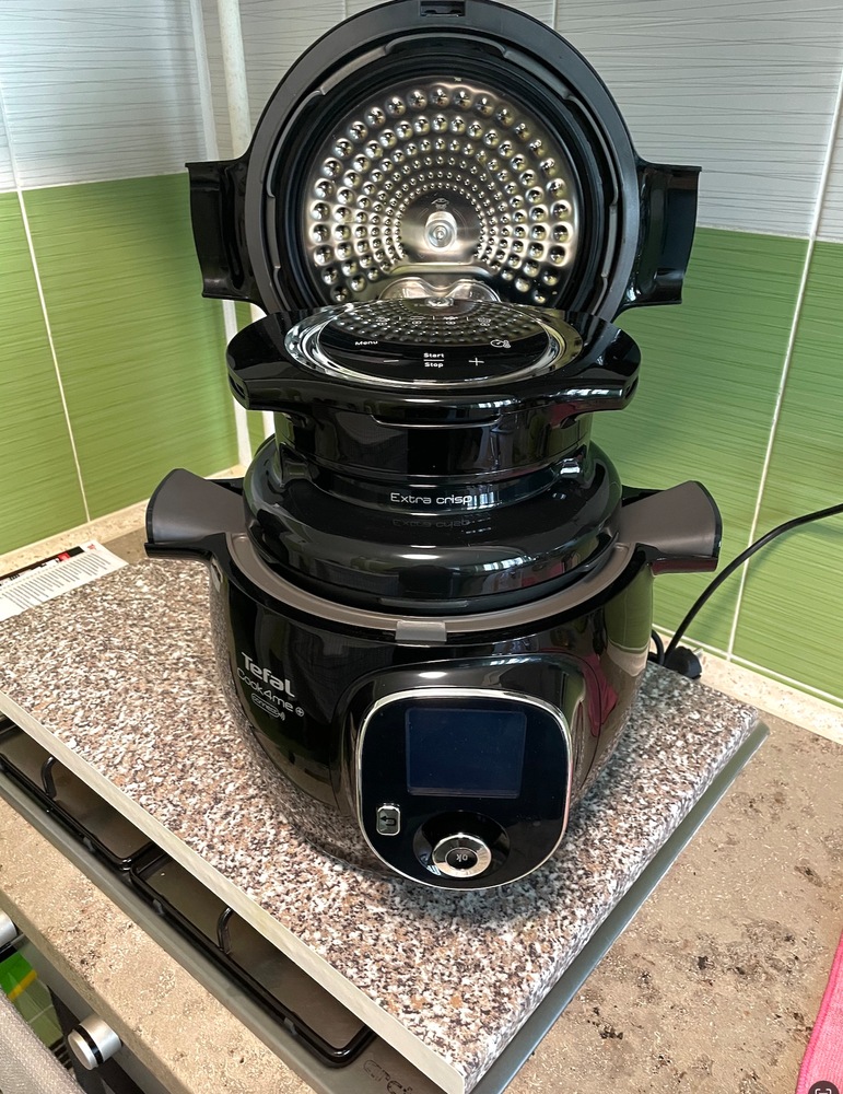 Multicooker inteligent cu gatire sub presiune Tefal Cook4Me+ Connect ...