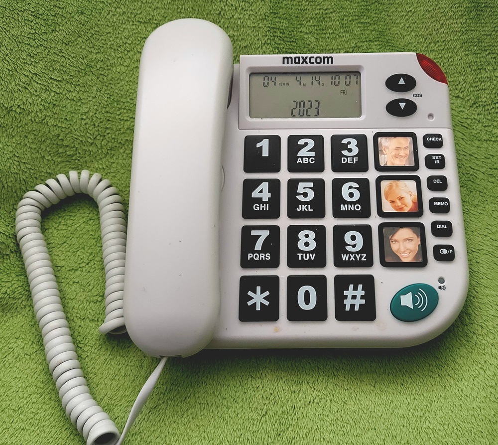 Telefon fix cu fir MaxCom KXT480, Alb - eMAG.ro