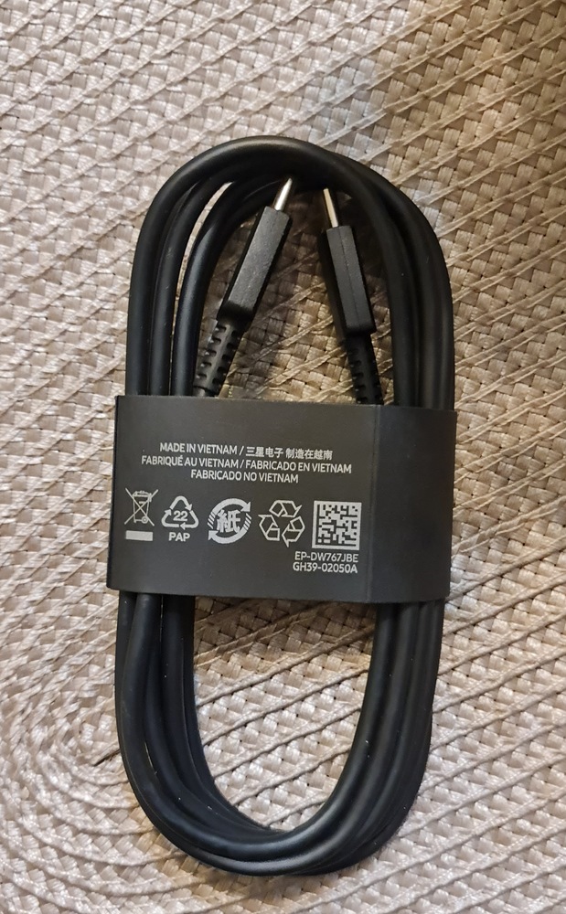 Cablu Samsung GP-TOU021RFCBW USB Type-C La USB Type-C, 1.8m, 3A, Bulk ...