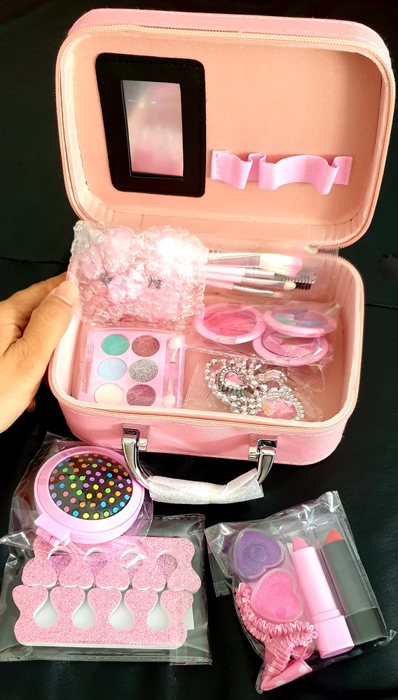 Trusa beauty Hi Lila Rossa girls, makeup copii si unghii, solubile in ...