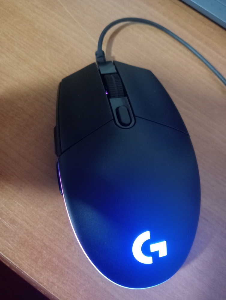 Mouse gaming Logitech G102 Lightsync, Albastru - eMAG.ro