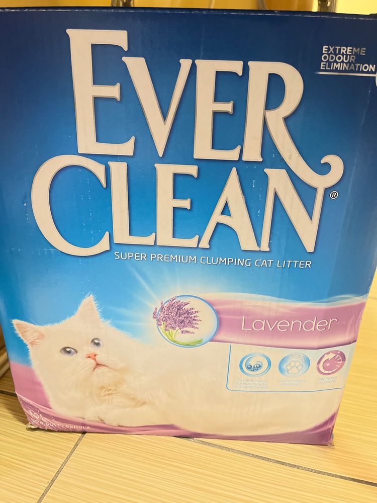 Nisip litiera Ever Clean, Parfum de Lavanda, 10 l - eMAG.ro
