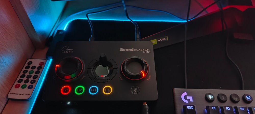 Placa de sunet CREATIVE Sound Blaster GC7 - USB-C 7.1 DAC, DUAL DSP ...