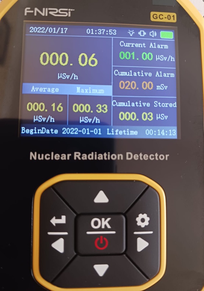 Detector de radiatii nucleare GC-01, contor Geiger-Miller, masoara ...