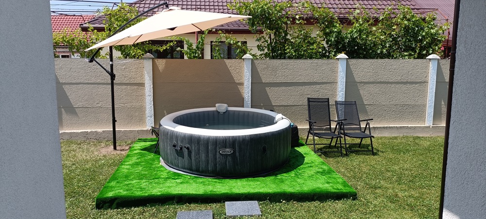Jacuzzi gonflabil PureSpa Greywood Bubble Deluxe Intex 28440 ...
