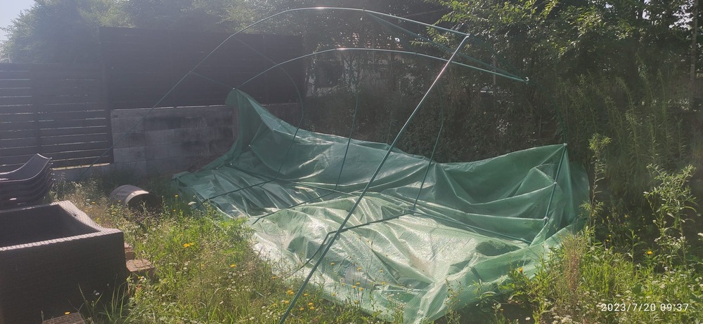 Sera Gradina Outsunny cu acoperis Inclinat din PE pentru plante Verde ...