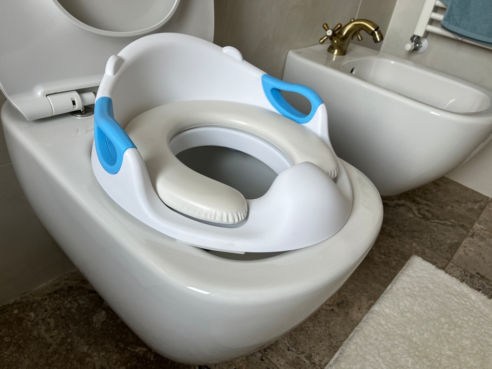 Reductor WC copii cu scara ZAFIT®, Pliabil, Portabil, colac suprafata ...