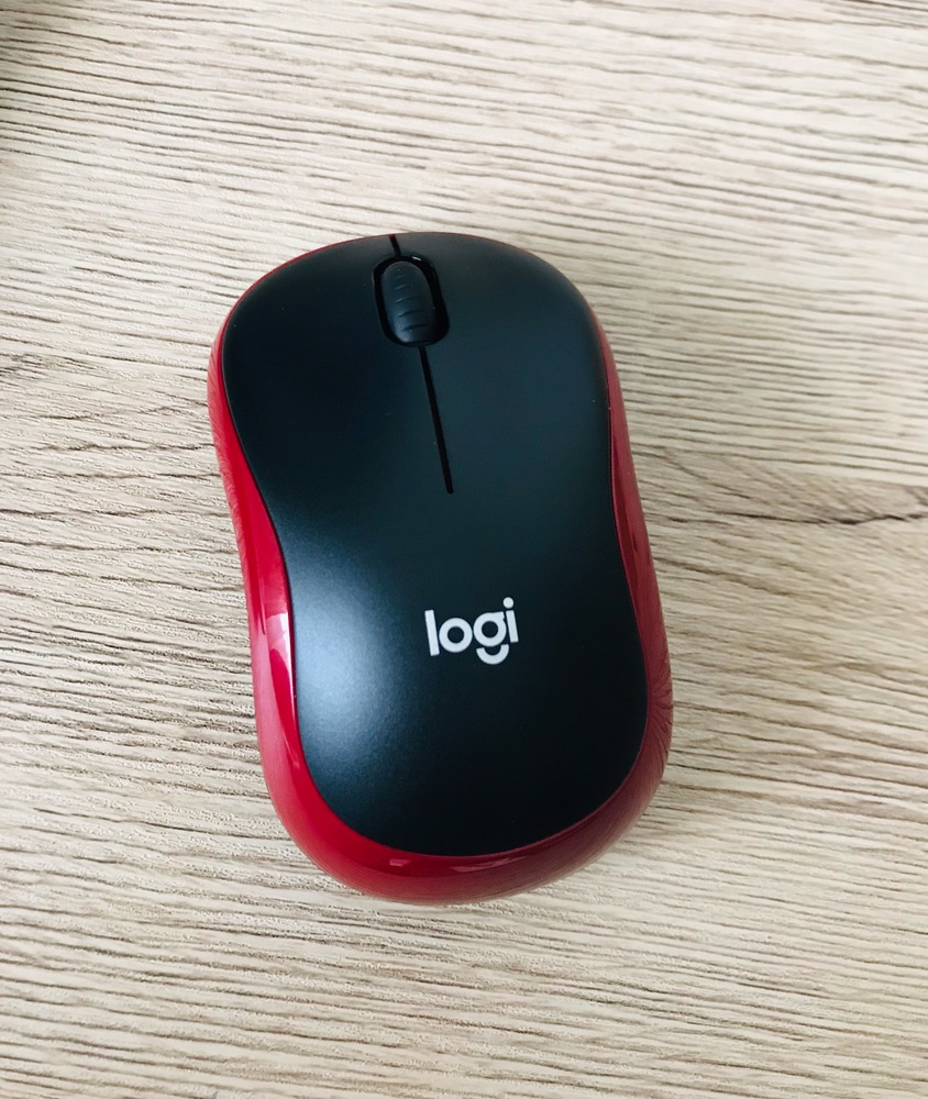 Mouse Logitech M185, USB, Rosu - eMAG.ro