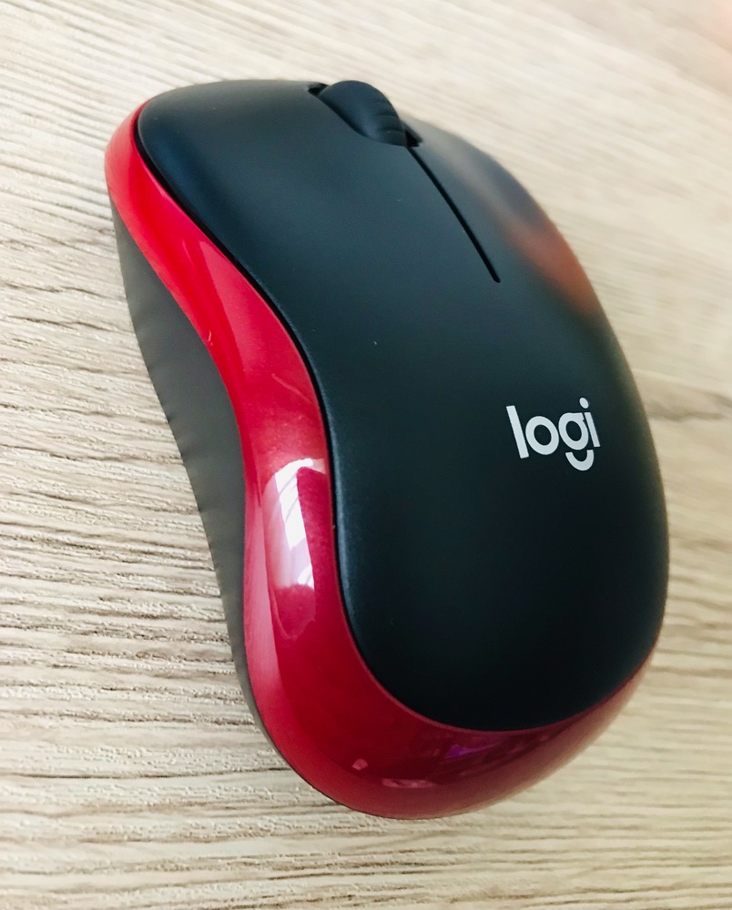 Mouse Logitech M185, USB, Rosu - eMAG.ro