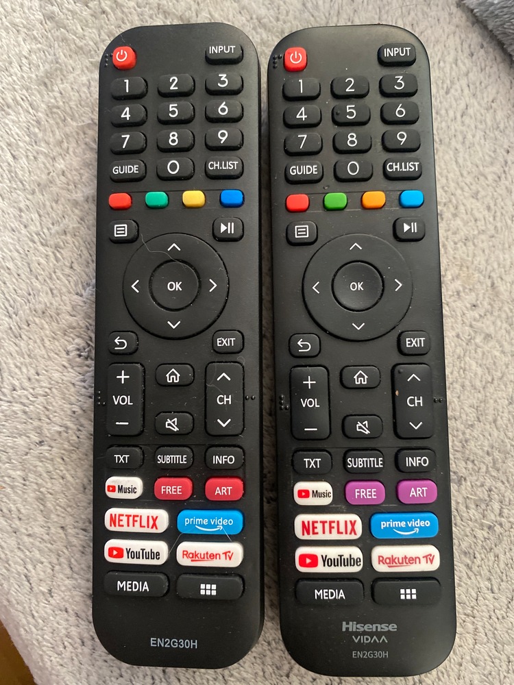 Telecomanda EN2G30H Compatibila Hisense Smart, Netflix, YouTube, RakutenTV, Prime Video - eMAG.ro