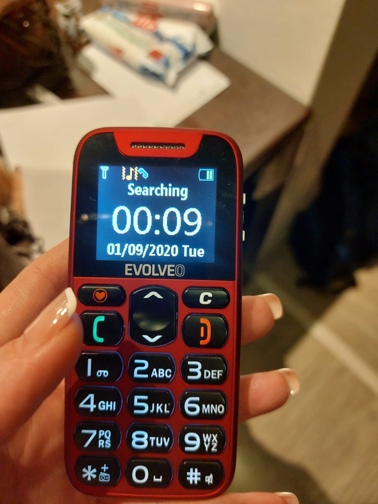 Telefon mobil EVOLVEO Easyphone pentru seniori - Taste Mari, Ecran ...