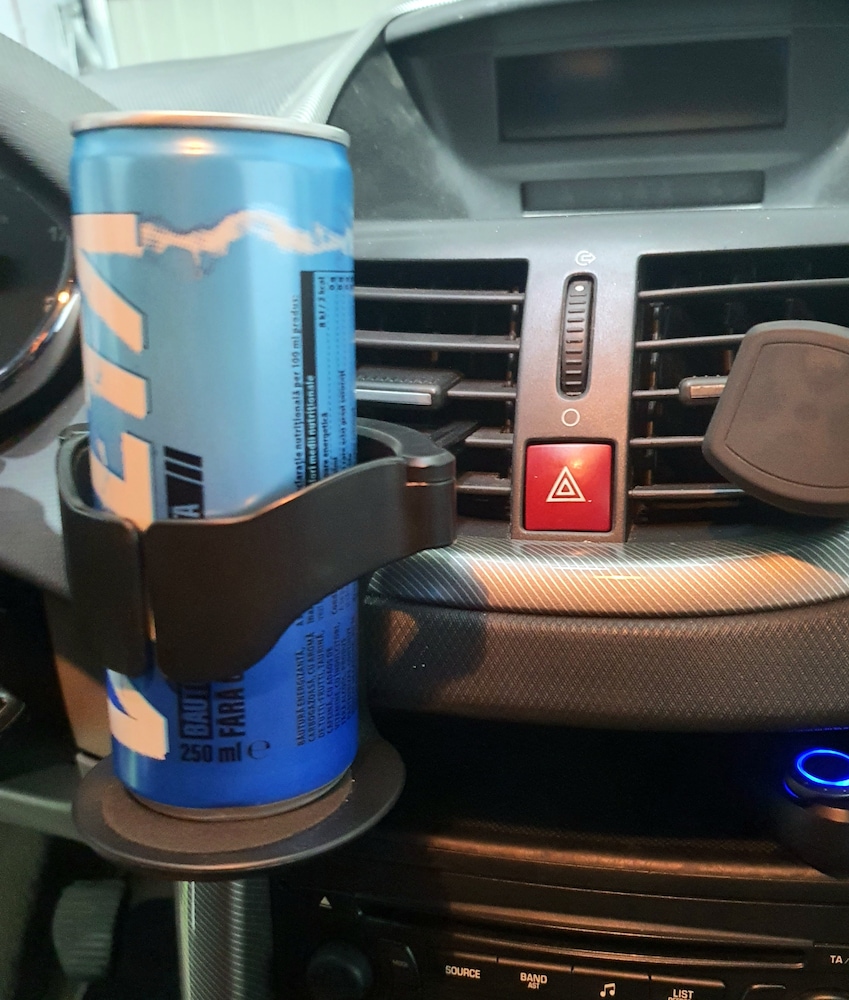 Suport Auto pentru pahar cafea, doza suc, apa, negru - eMAG.ro