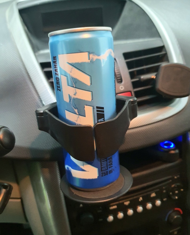 Suport Auto pentru pahar cafea, doza suc, apa, negru - eMAG.ro