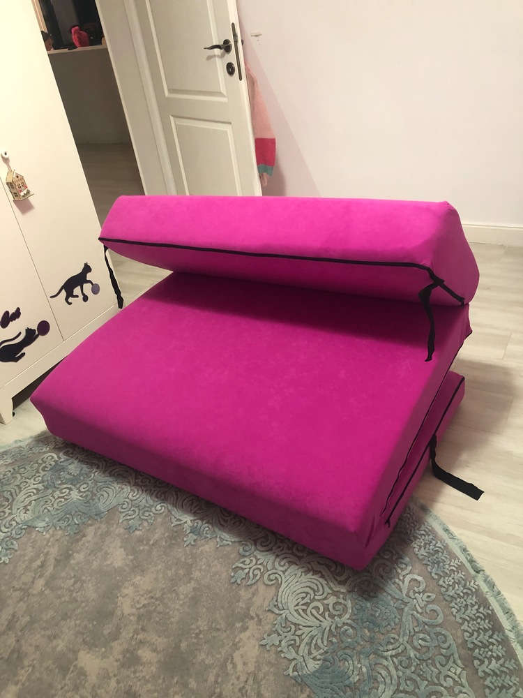 Saltea pliabila pentru copii/adolescenti tip canapea, Spij zdrowo, Alex ...