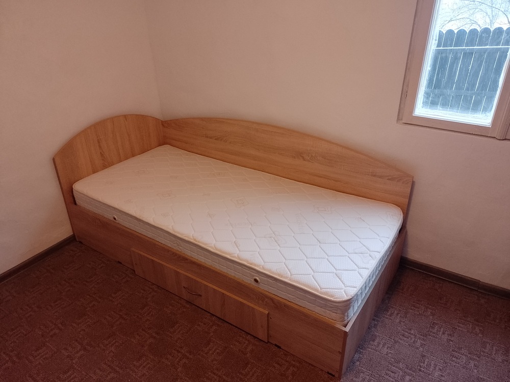 Pat pe Colt Marcel Prod, 120x200x80cm, Sonoma - eMAG.ro